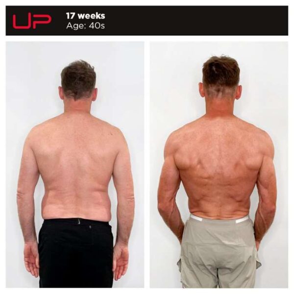 47-year-old Aaron shapes six-pack abs in just 17 weeks