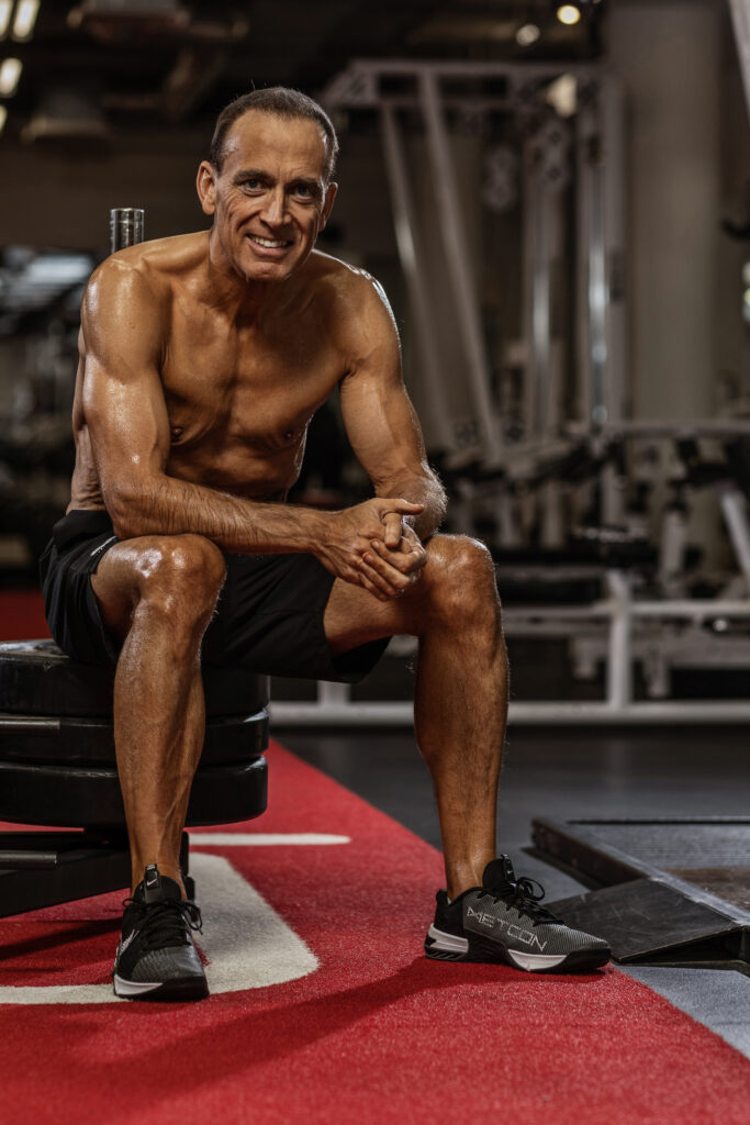 Steve shapes six-pack frame after four decades of trying alone.