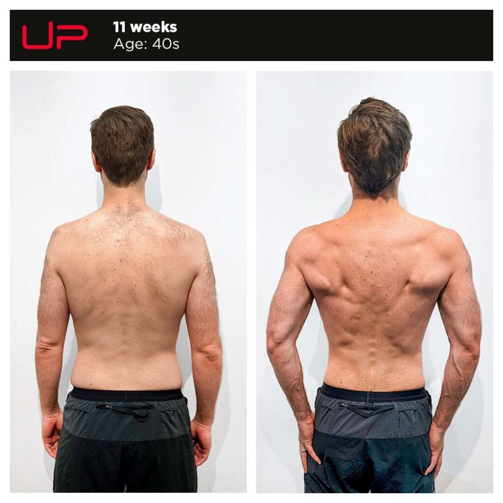 James chiselled his dad-bod into a magnificent physique in under 12 weeks