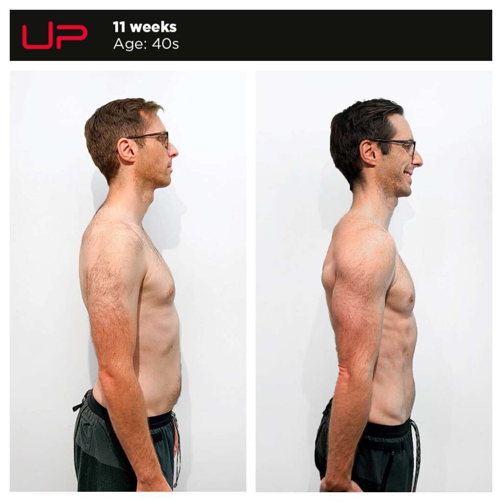 James chiselled his dad-bod into a magnificent physique in under 12 weeks