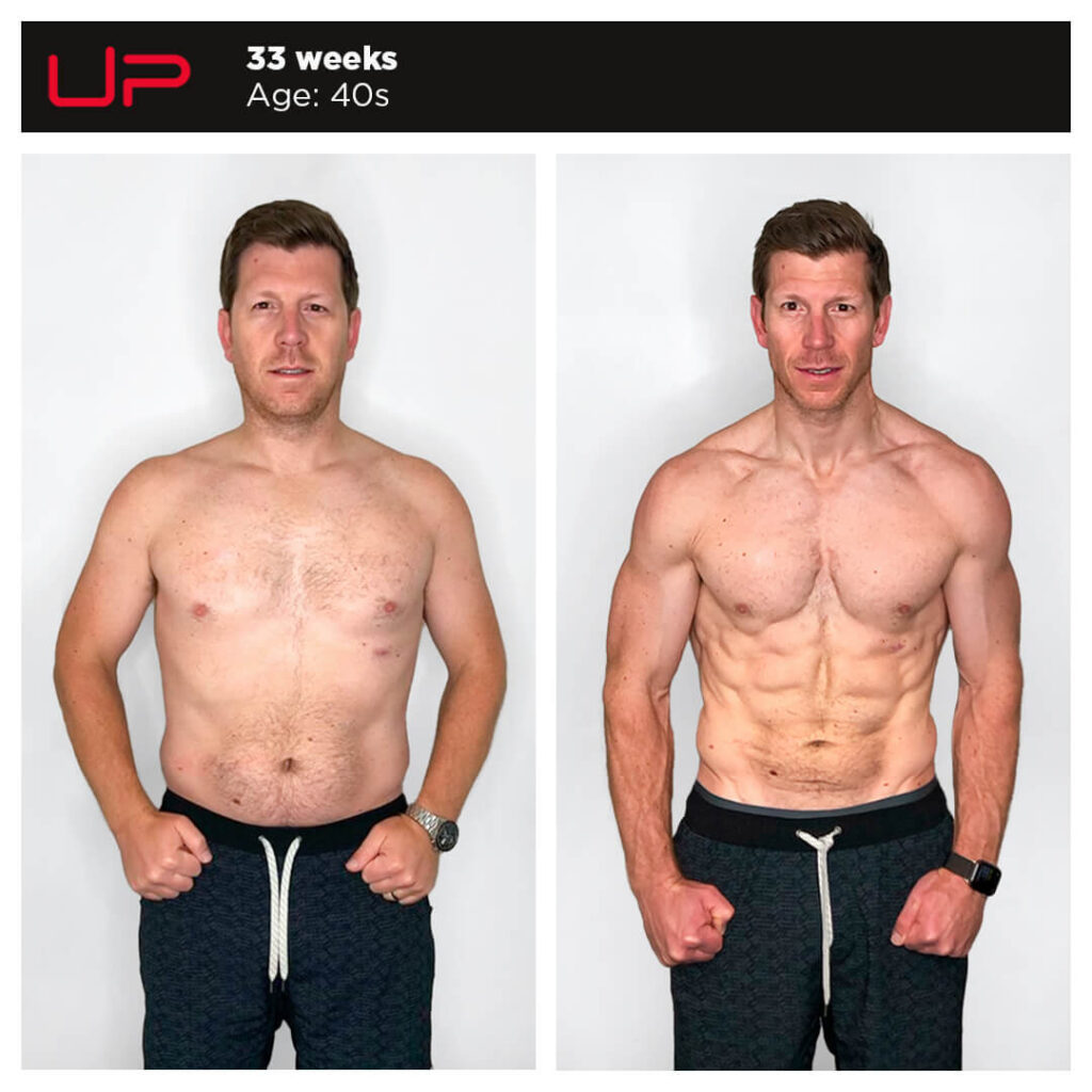 Role model father Matt is in the shape of his life at 43